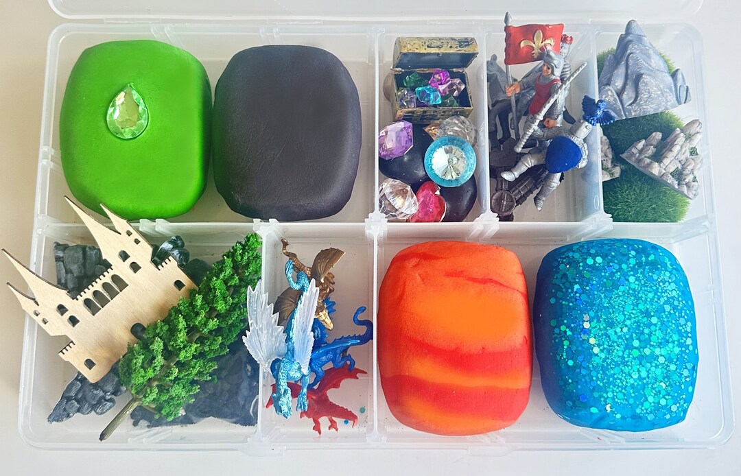 Dragons and Knights Dough Kit - Large - Etsy