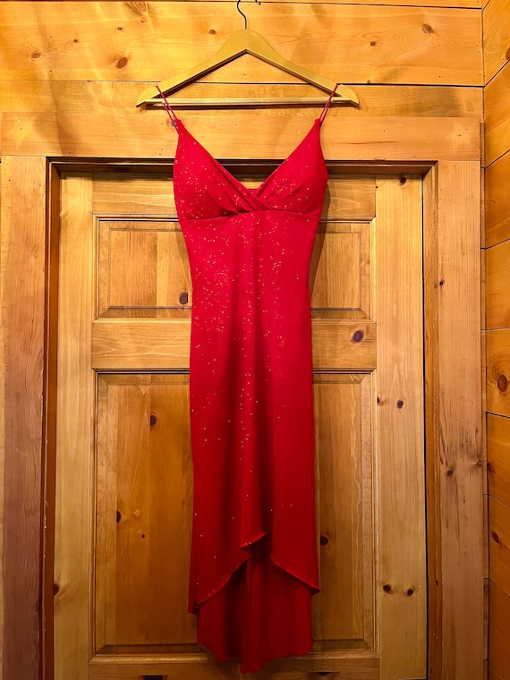 City Triangles 1990’s Sparkling Red Stunning Formal |… - Gem