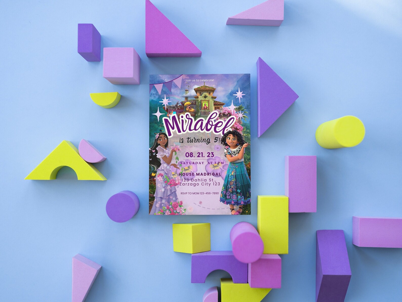 Editable Encanto Birthday Invitation Template, Encanto Invite, Encanto ...