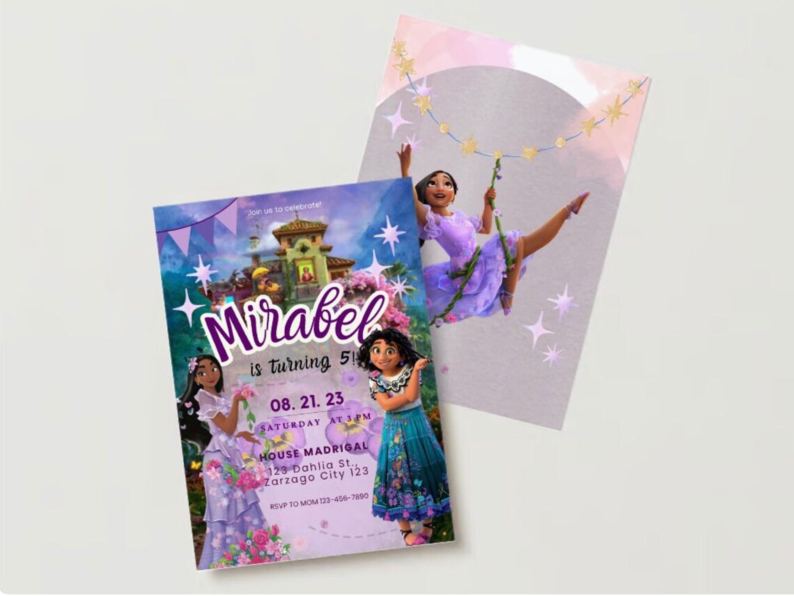 Editable Encanto Birthday Invitation Template, Encanto Invite, Encanto ...