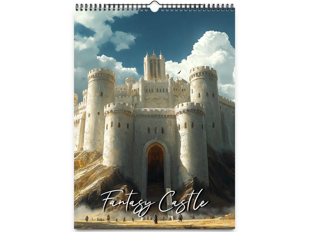 2026 Fantasy Castle Wall Calendar by Kaleidoscope Artisan – Mystical ...