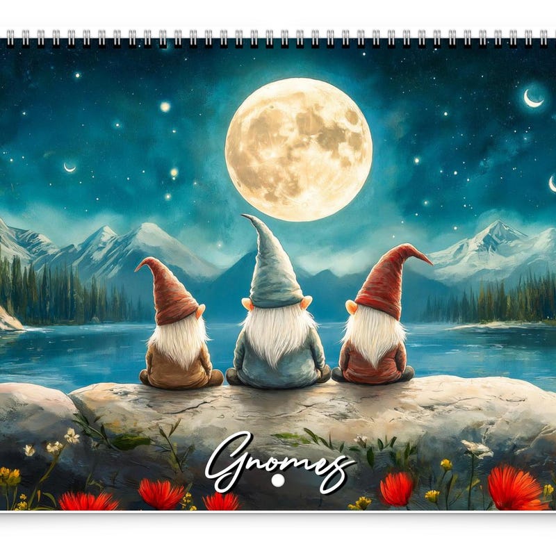 2026 Gnome Calendars - Etsy