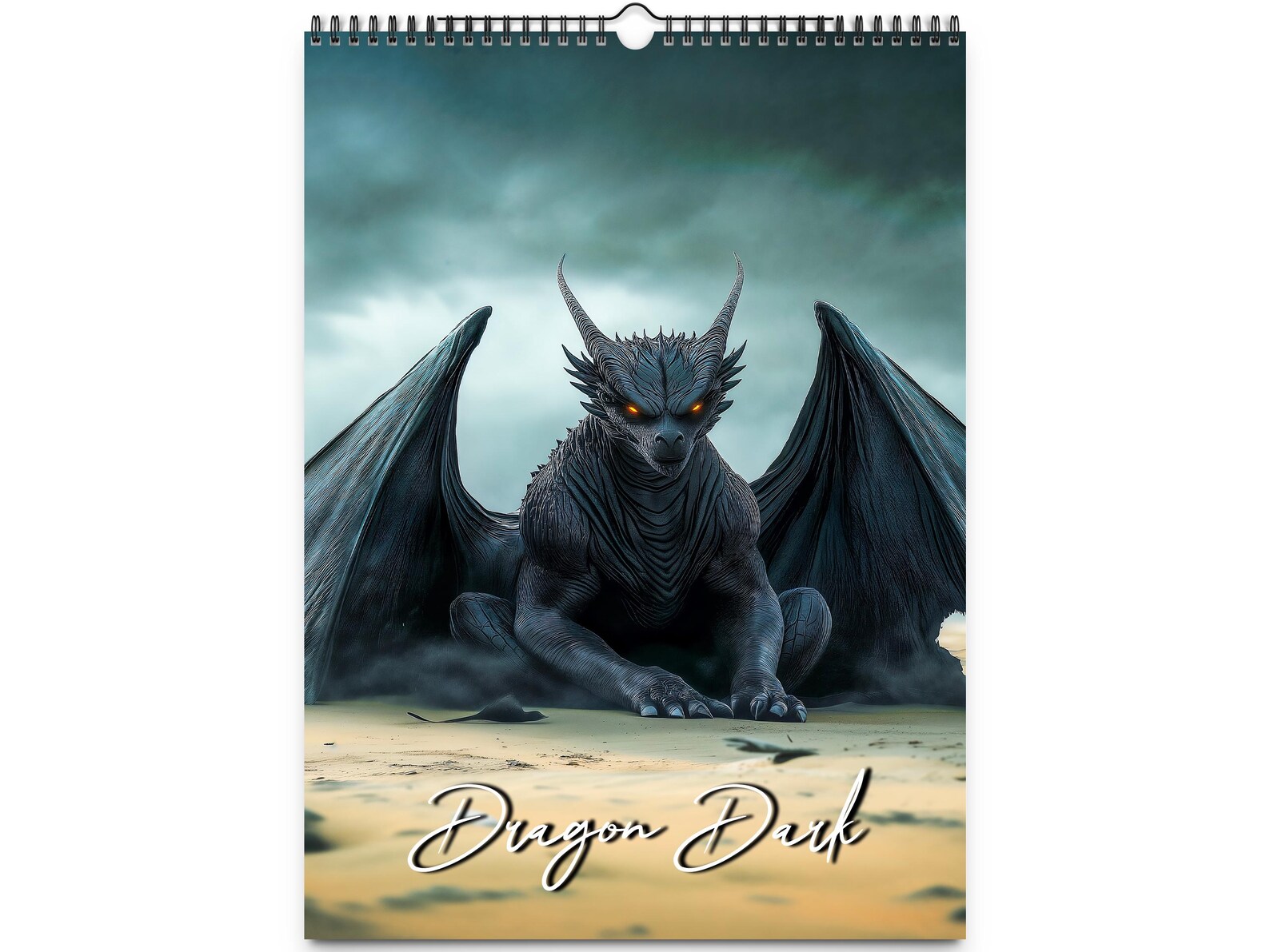 2026 Dragon Dark Wall Calendar by Kaleidoscope Artisan – Mystical ...