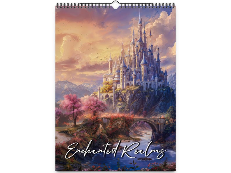 2026 Enchanted Realms Wall Calendar by Kaleidoscope Artisan – Fantasy ...