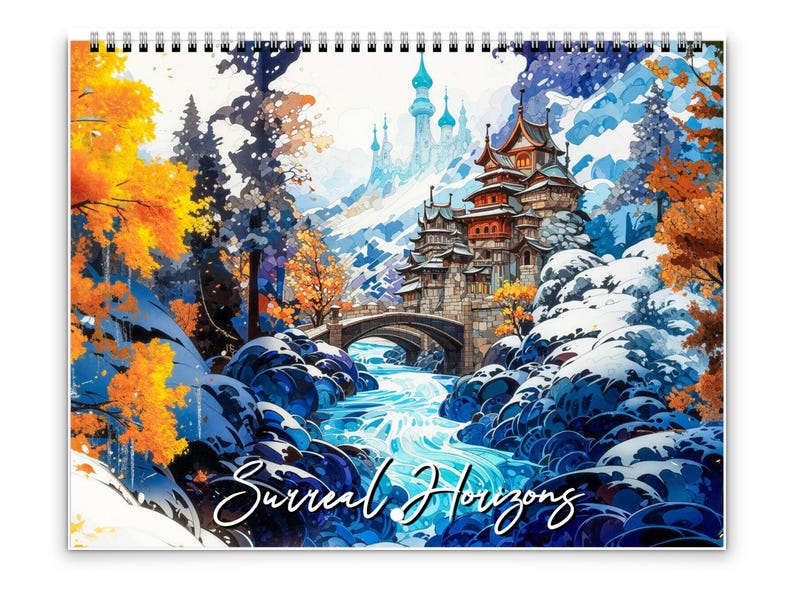 2026 Surreal Horizons Wall Calendar by Kaleidoscope Artisan – Mystical ...