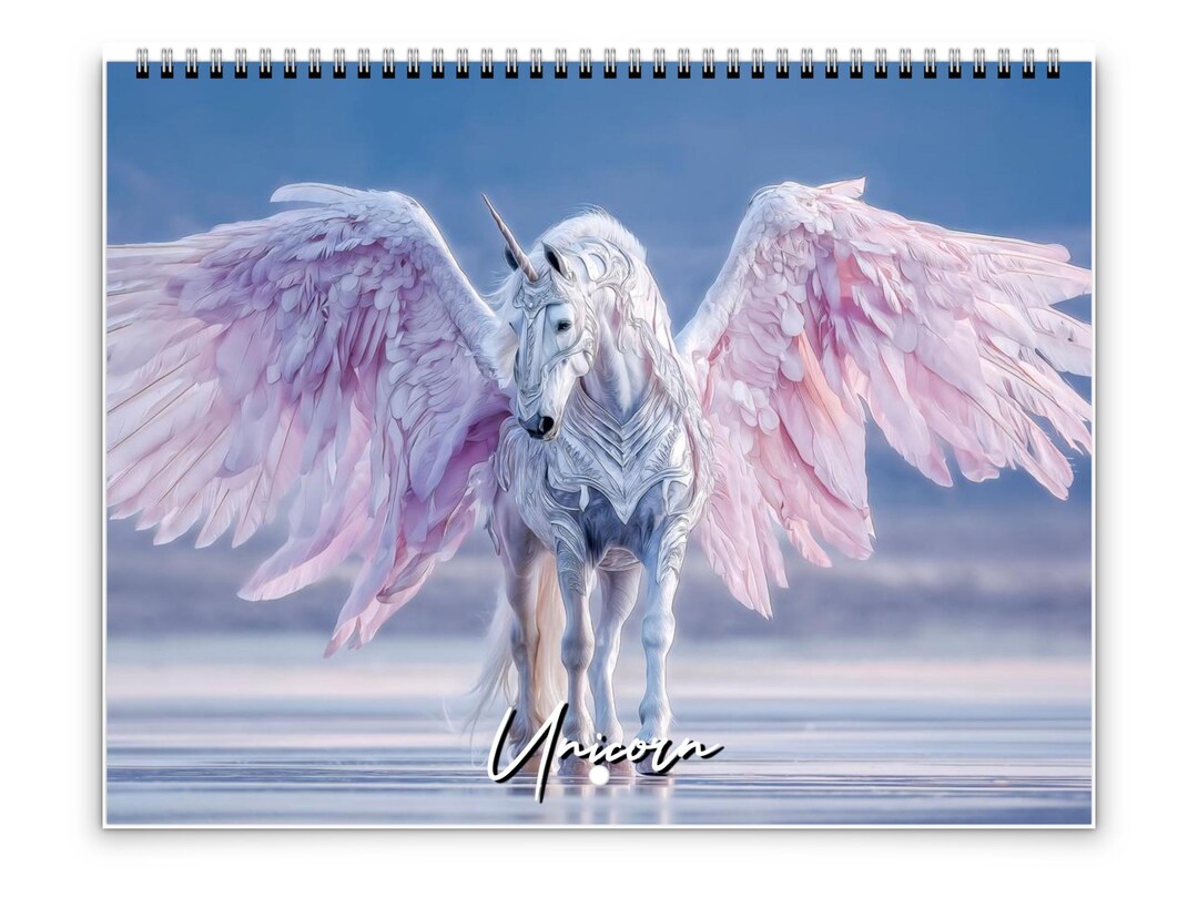2026 Unicorn Wall Calendar by Kaleidoscope Artisan – Mystical Grace ...
