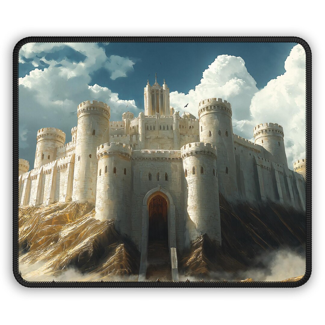 Fantasy Castle Gaming Mouse Pad by Kaleidoscope Artisan - Kingdom in ...