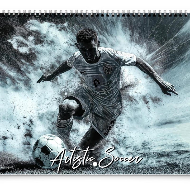 2026 Wall Calendar Soccer - Etsy