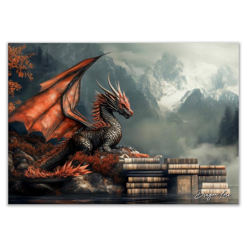 Dragon Lore Canvas Wall Art by Kaleidoscope Artisan – Ancient Stories ...