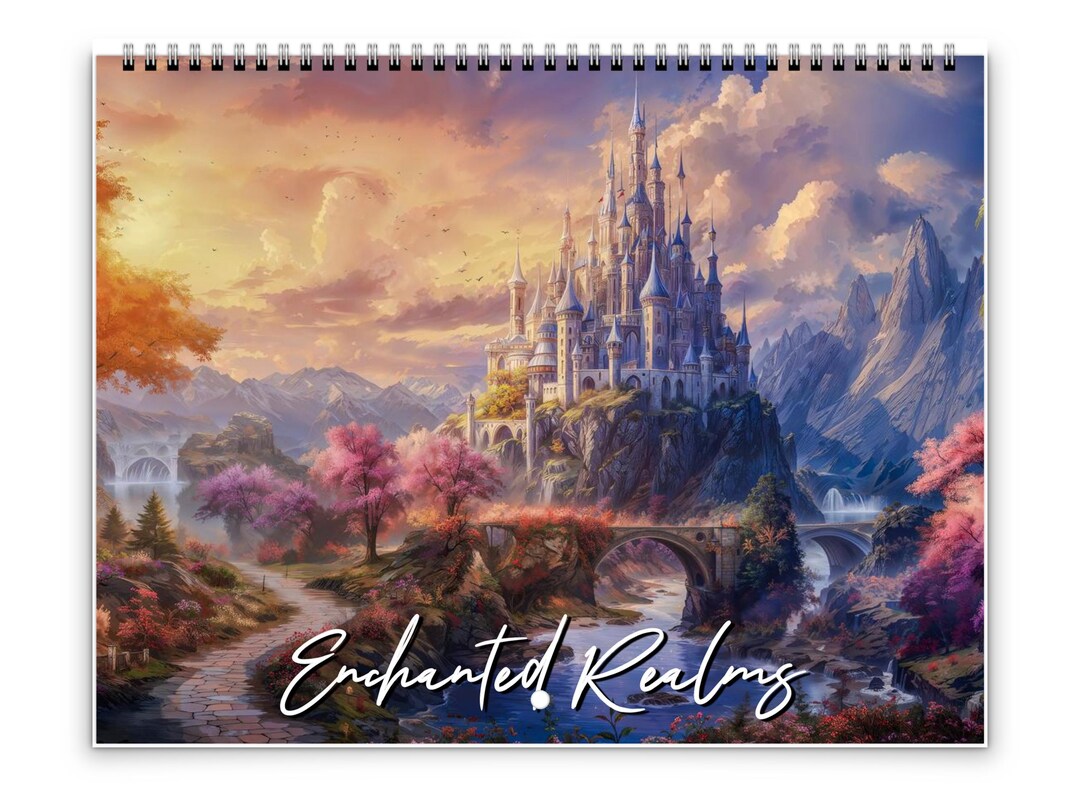 2026 Enchanted Realms Wall Calendar by Kaleidoscope Artisan – Fantasy ...