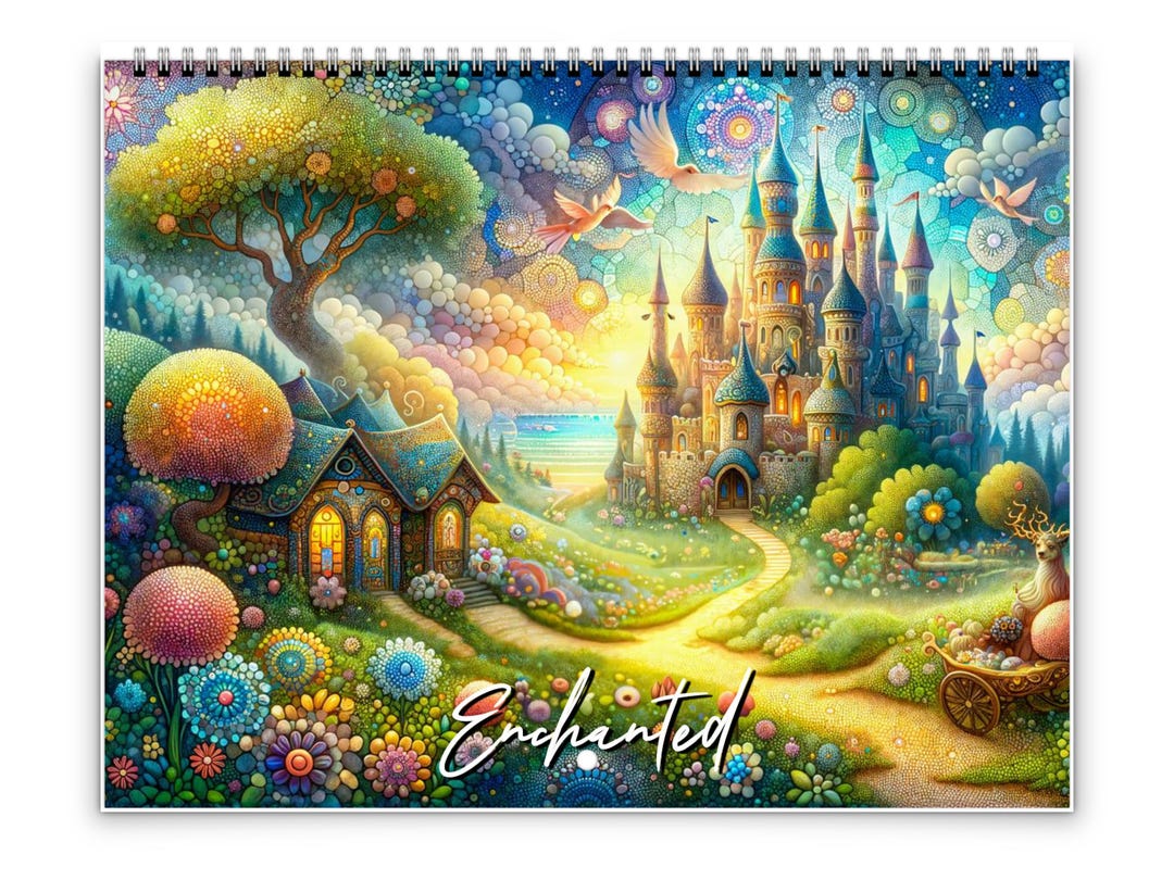 2026 Enchanted Wall Calendar by Kaleidoscope Artisan – Whimsical ...