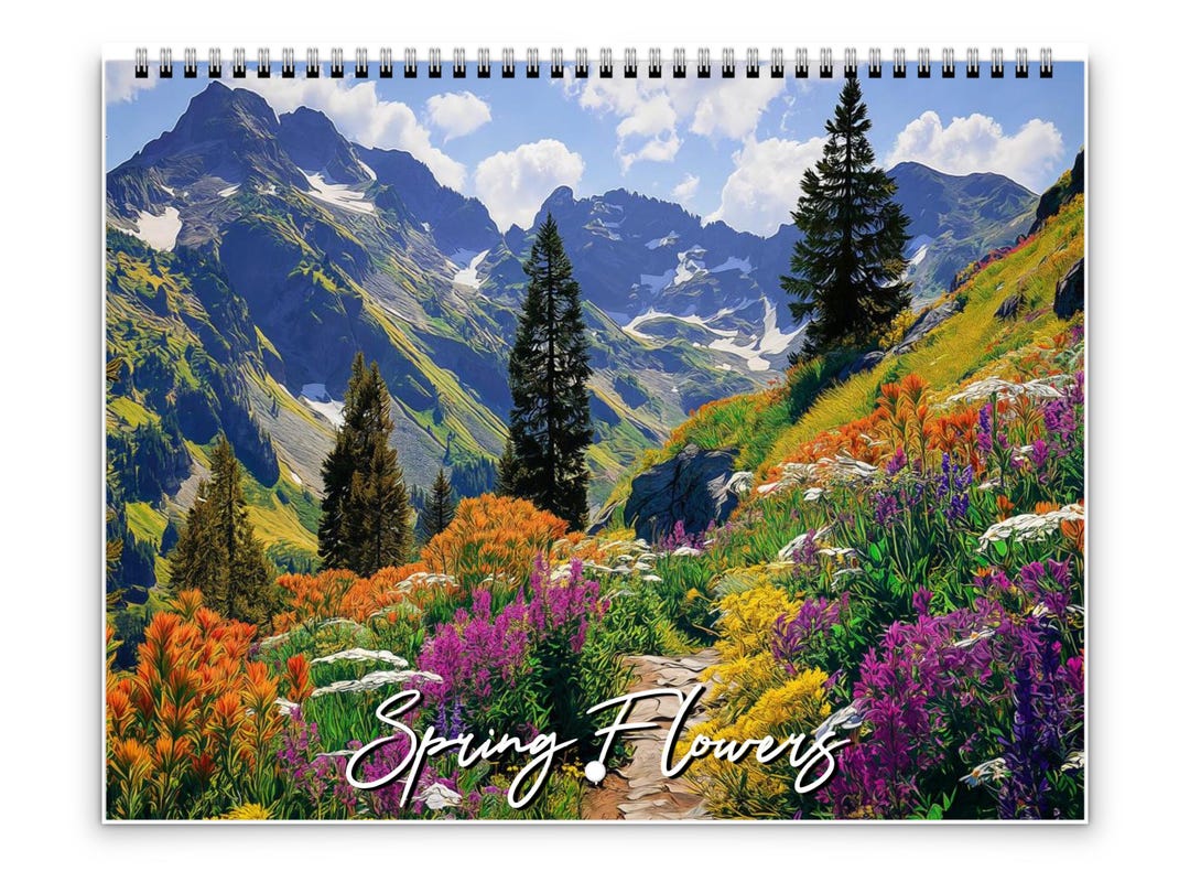 2026 Spring Flowers Wall Calendar by Kaleidoscope Artisan – Artistic ...