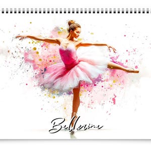 2026 Ballerina Wall Calendar by Kaleidoscope Artisan – Graceful ...