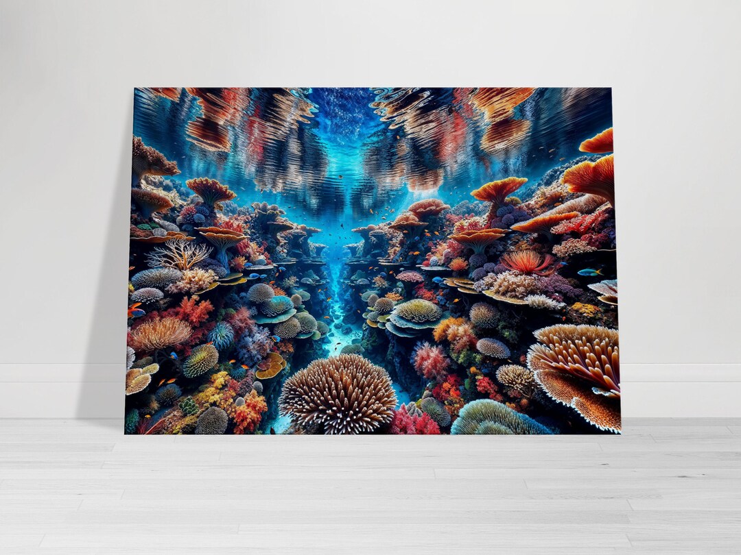 Kaleidoscope Artisan Museum Quality Canvas Coral Reef Symphony - Etsy