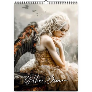 2026 Gothic Dream Wall Calendar by Kaleidoscope Artisan – Enigmatic ...
