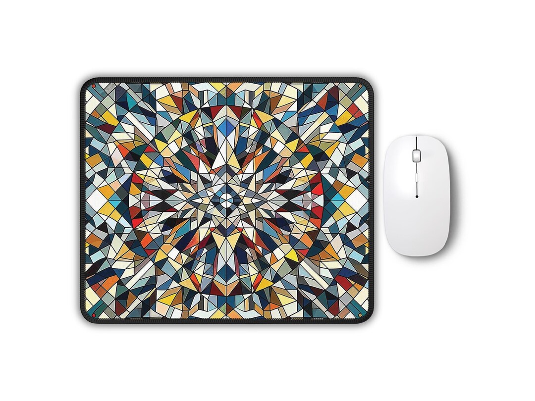 A Cubist Symphony Gaming Mouse Pad by Kaleidoscope Artisan – A ...