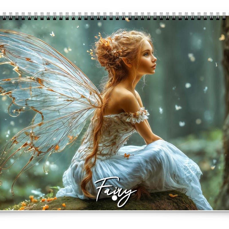 2026 Fairies Wall Calendar - Etsy