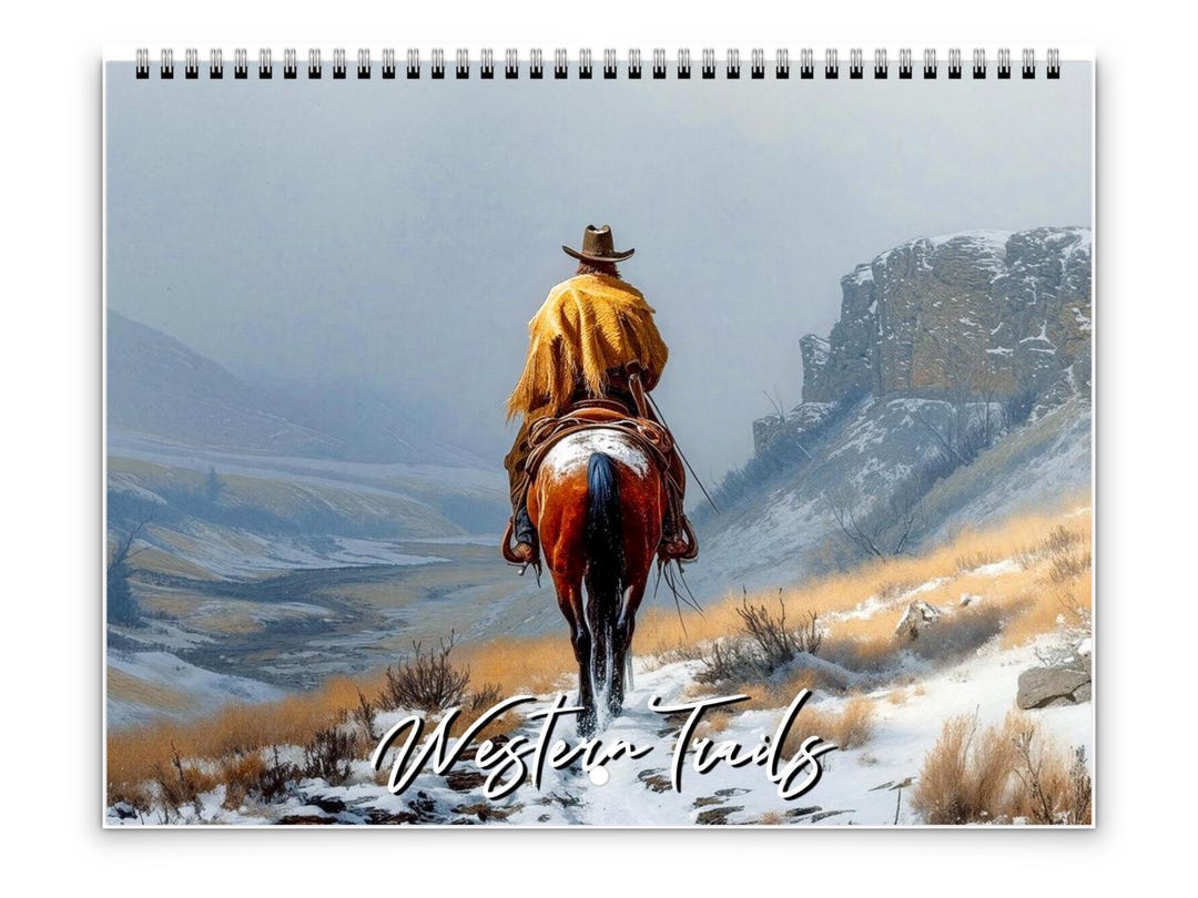 2026 Western Trails Wall Calendar by Kaleidoscope Artisan – Captivating ...