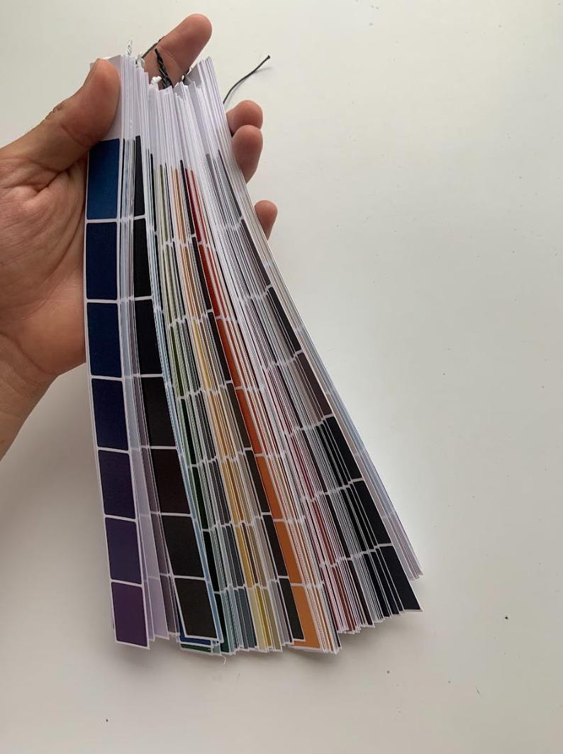 Printable Color Swatch & Material Library | 1,200+ Colors +28 Materials | Architect-designer ...