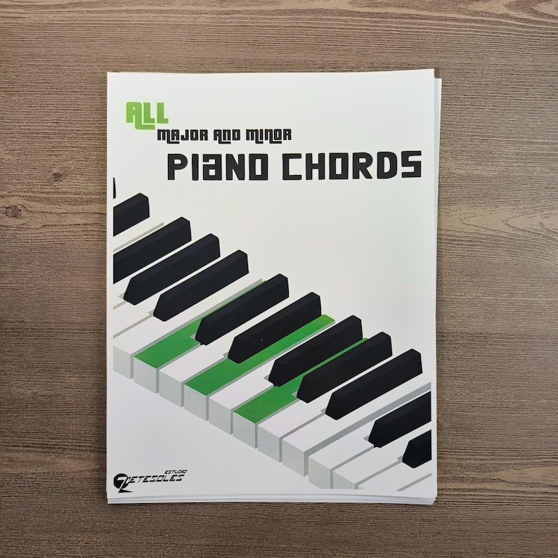 Piano Chord Chart With Finger Placement | Major & Minor Guide | PDF ...
