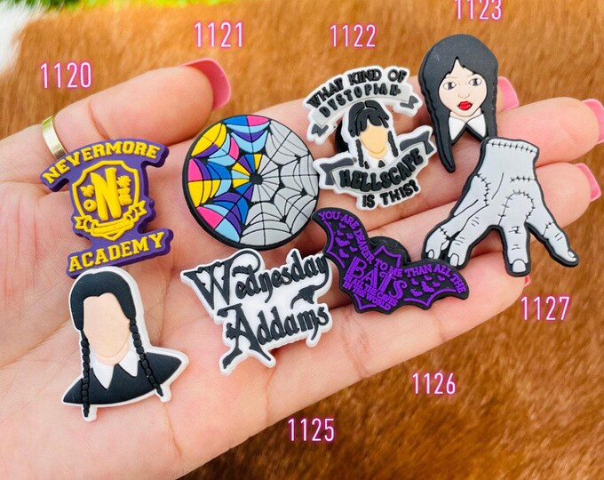 Wednesday Addams Charms - Stationery - Office - Made to Order - Set of ...