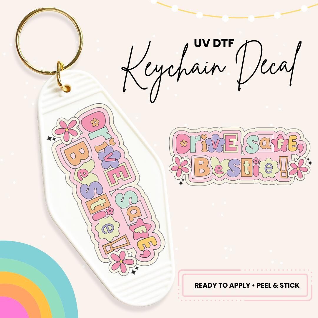 DRIVE SAFE BESTIE Ready to Apply - Etsy