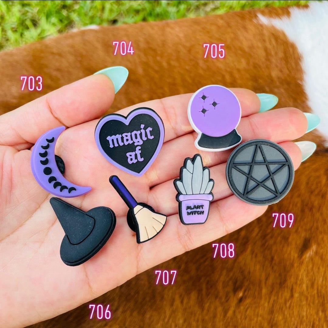 Magic Shoe Charms: Witchcraft PVC Shoe Decoration - Etsy