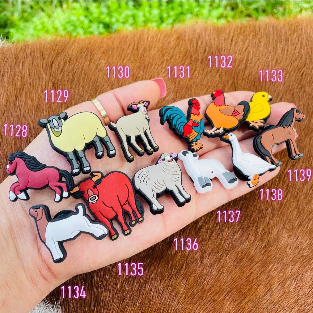 Farm Animal Charms, Shoe Charms, Gifts for Anyone - Etsy