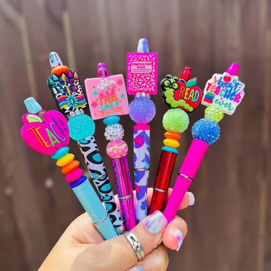 Teacher Gifts, Teacher Pens , Beaded Pens - Etsy