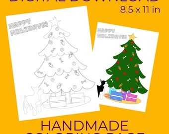 Dog Mosaic Art Coloring Page Handmade Printable Coloring Page Digital ...