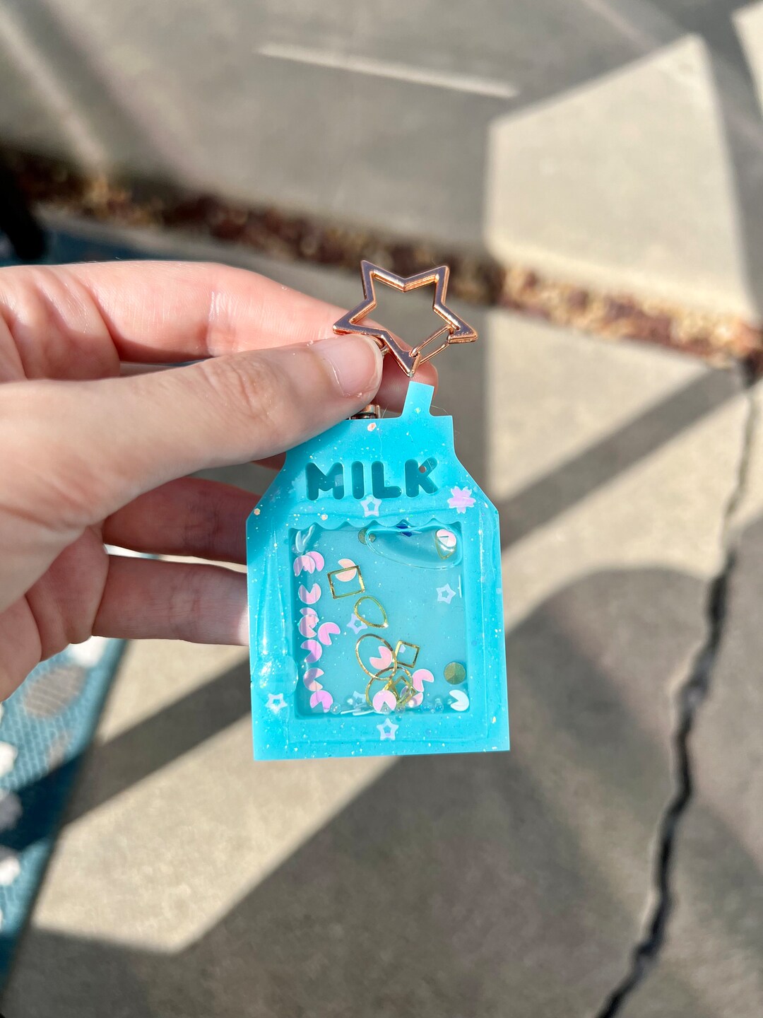 Blueberry Milk Shaker Keychain - Etsy