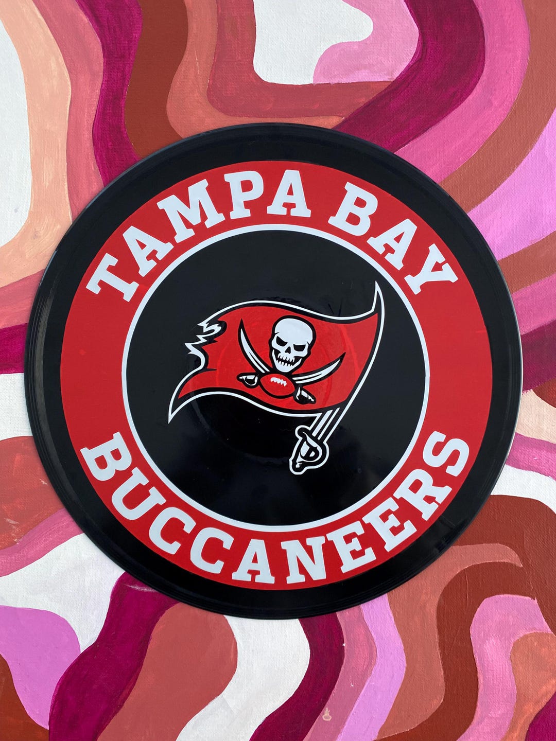 Tampa Bay Buccaneers Handcrafted Vinyl Record Wall Art Decor - Etsy