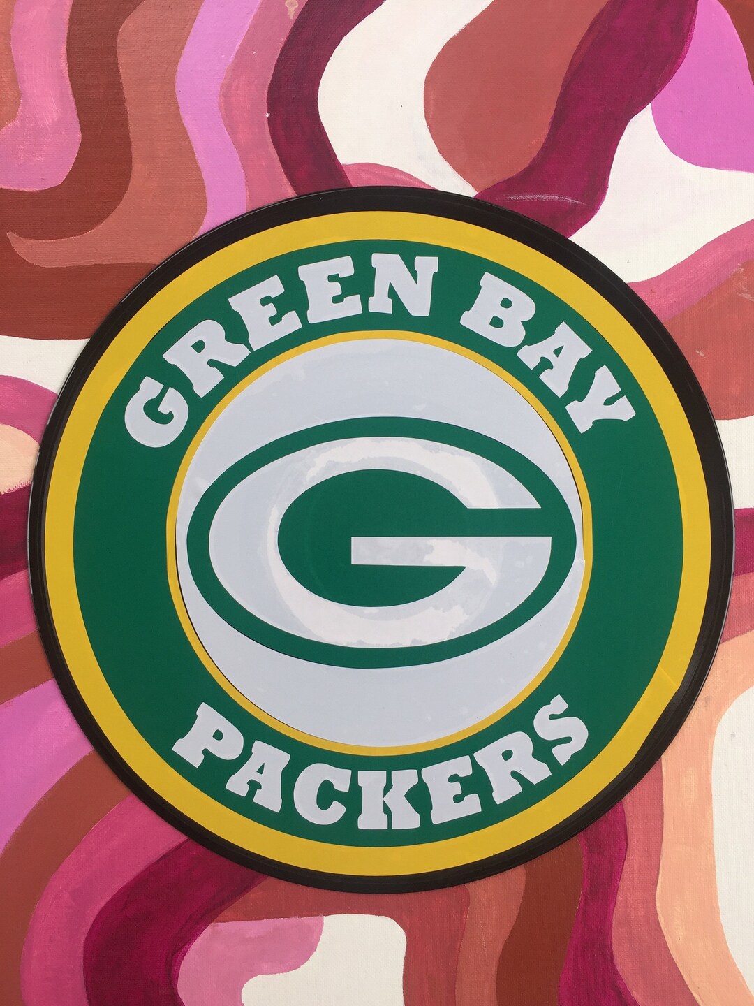 Green Bay Packers Handcrafted Vinyl Record Wall Art Decor - Etsy