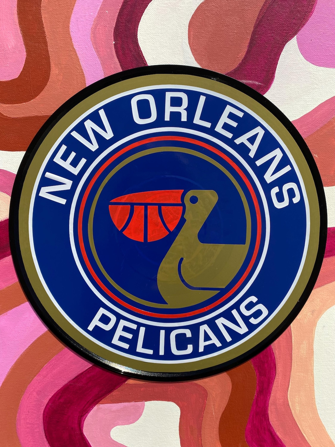 New Orleans Pelicans Handcrafted Vinyl Record Wall Art Decor - Etsy