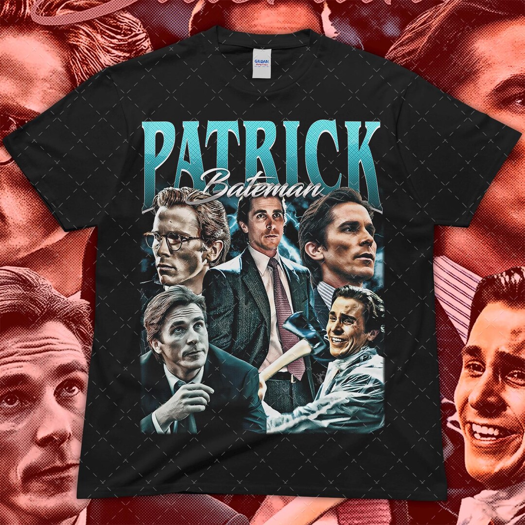 Limited Patrick Bateman Shirt, Vintage TV Series Y2K T-shirt, TV Series ...