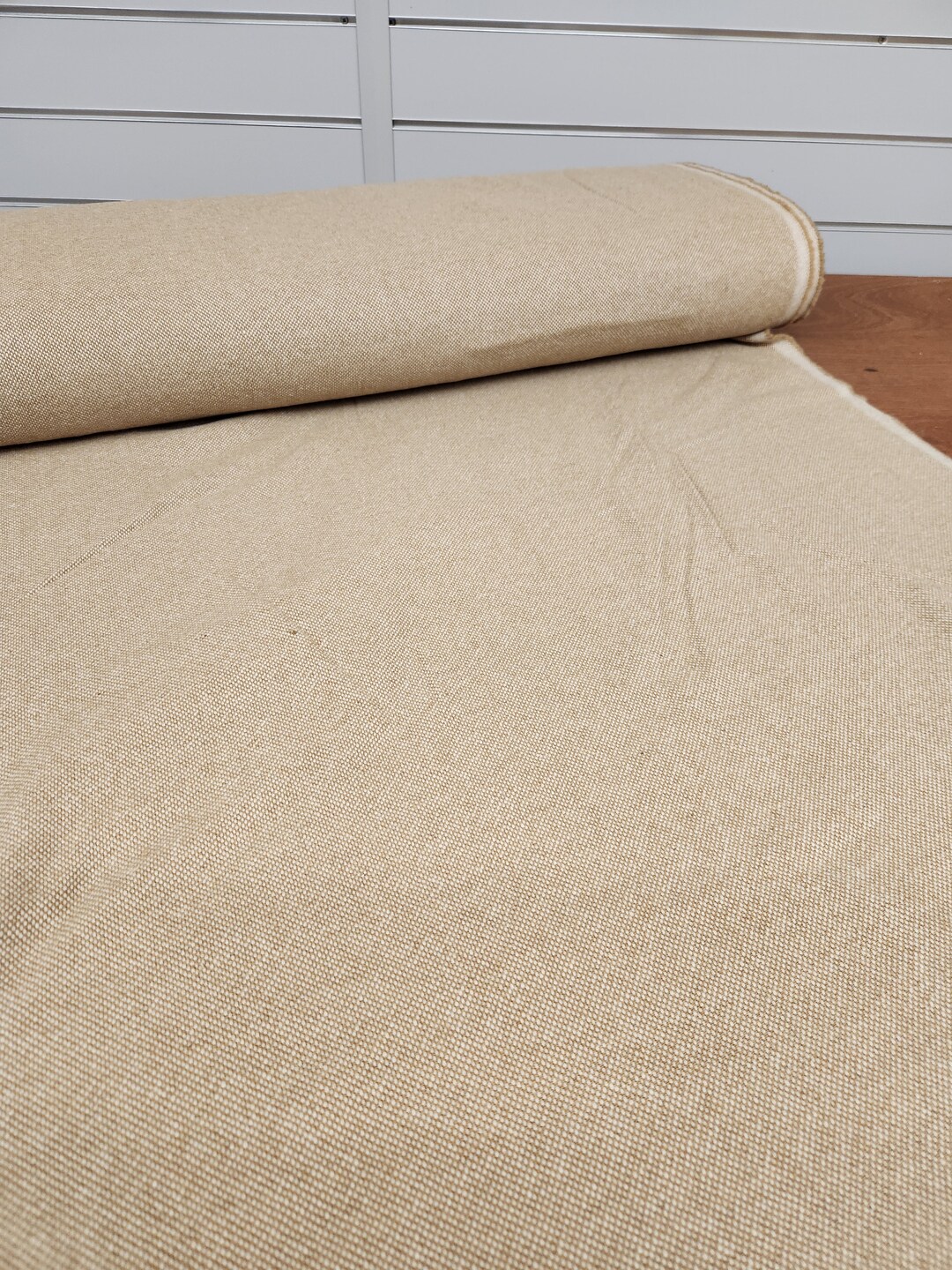 Very Heavy Weight Wool Dappel Beige 100% Pure Wool - Etsy