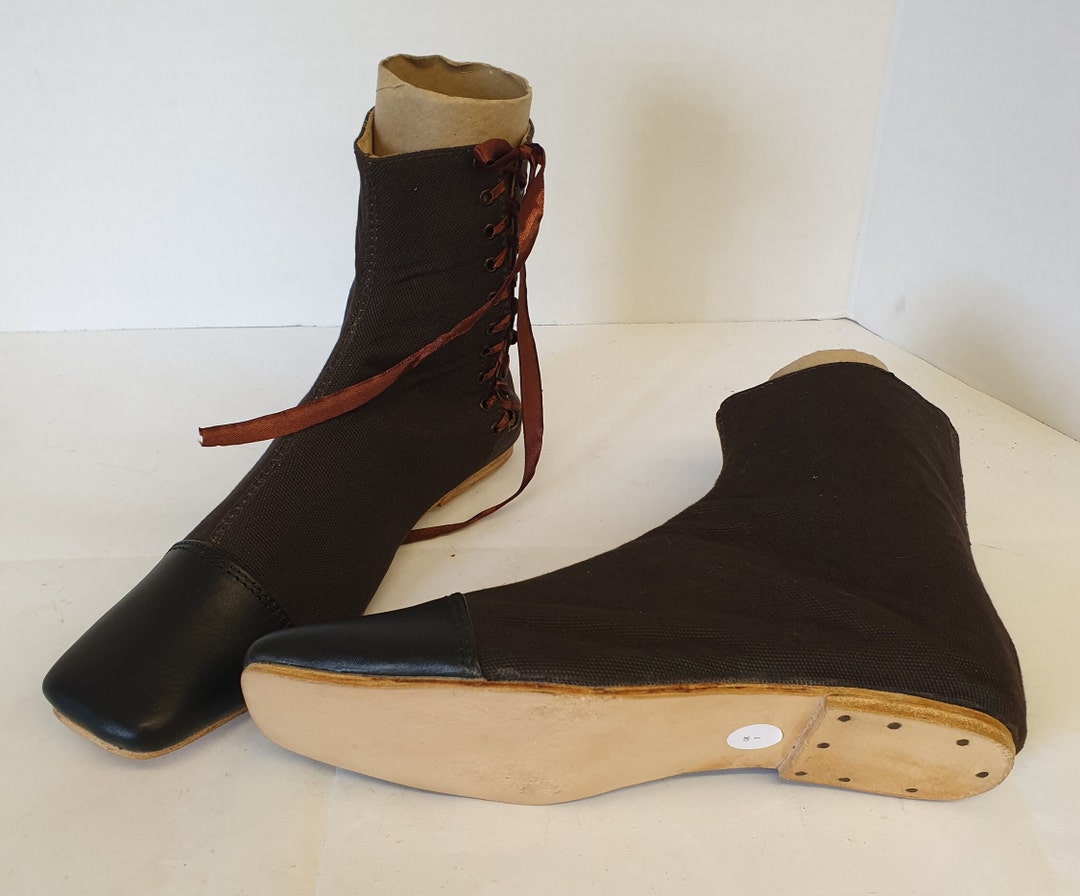 Ladies Regency Side Laced Boot Brown - Etsy