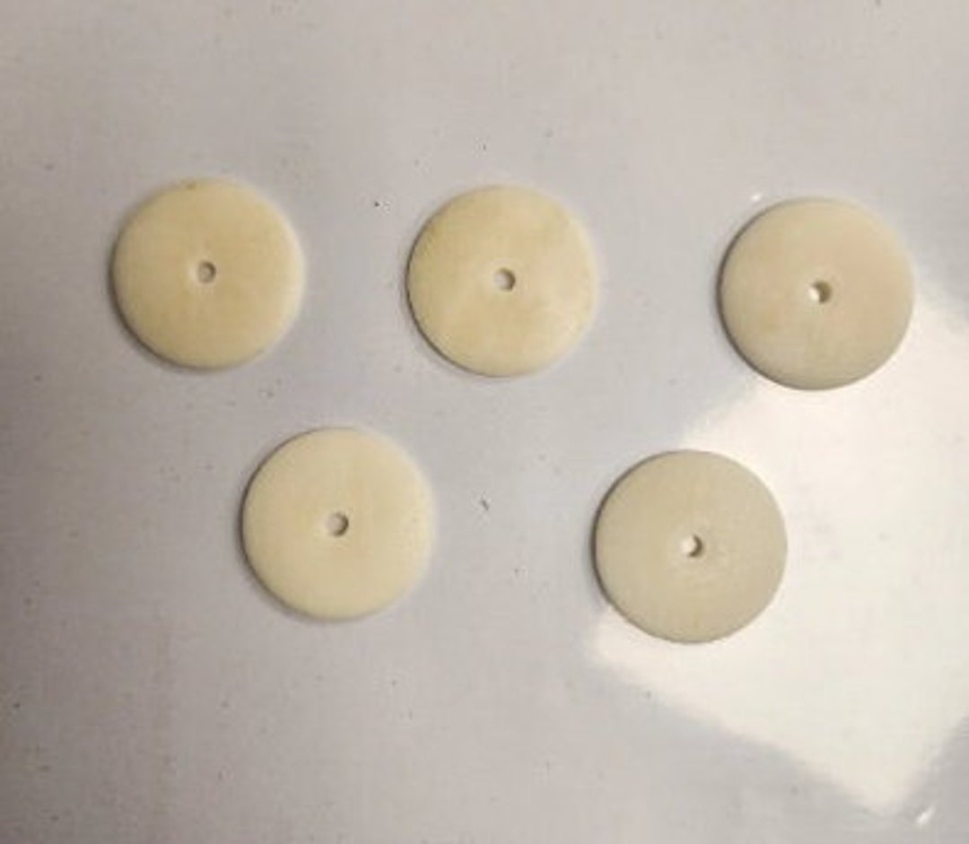Domed Bone Buttons Blanks 10 Pk - Etsy