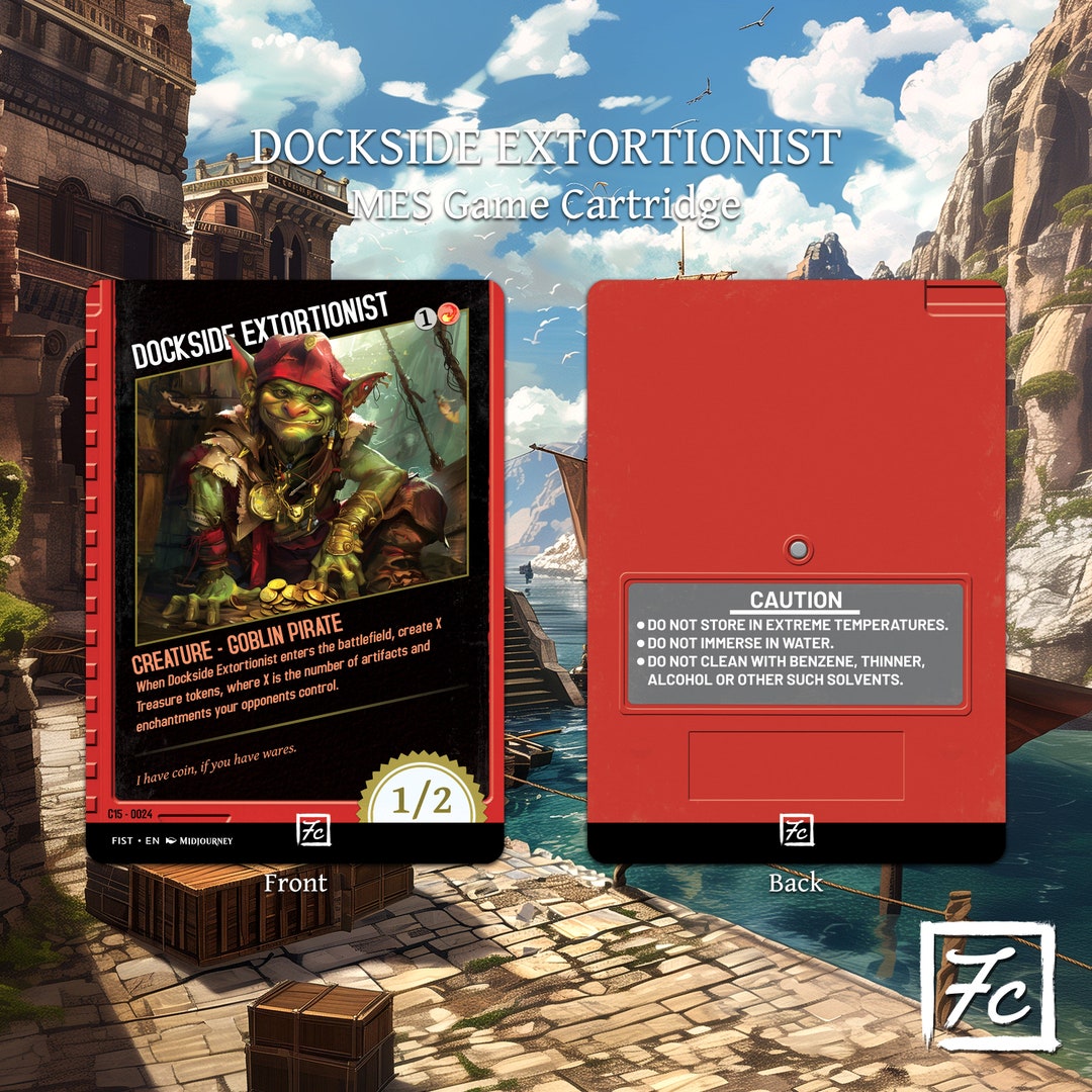 Dockside Extortionist ~ MES Game Cartridge - Etsy
