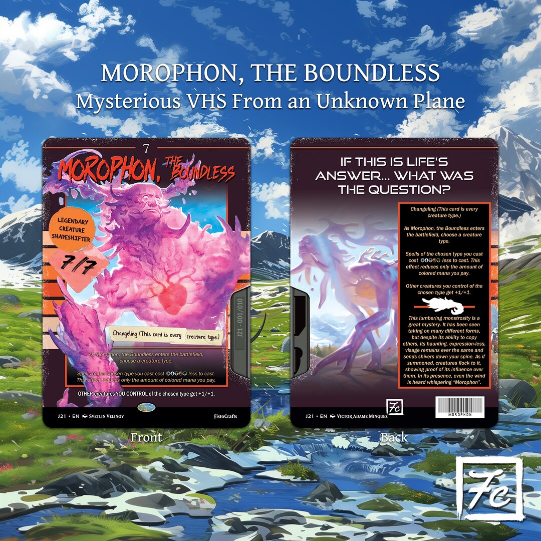 Morophon, the Boundless ~ the Mysterious VHS - Etsy