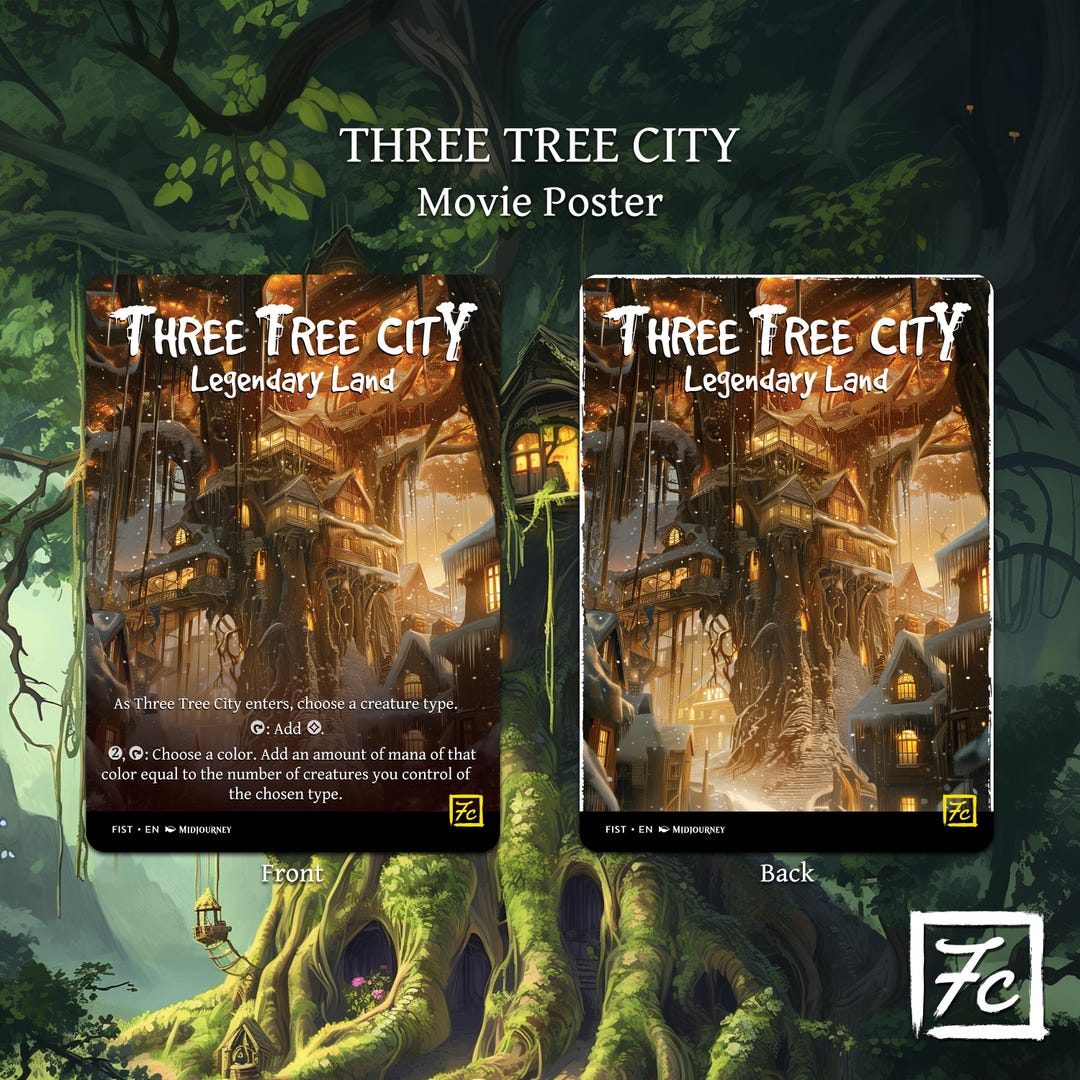 Three Tree City ~ Movie Poster - Etsy