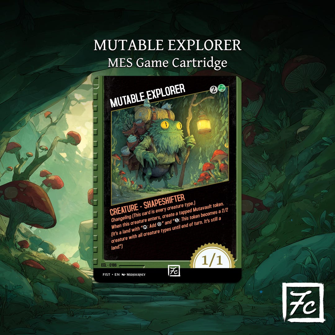 Mutable Explorer + Mutavault Token ~ MES Game Cartridge - Etsy