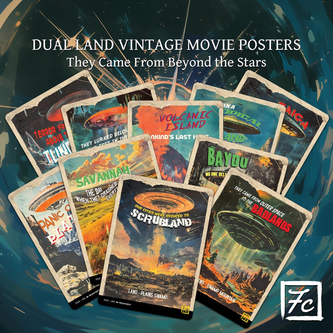 Dual Land Vintage Movie Posters ~ They Came From Beyond the Stars - Etsy