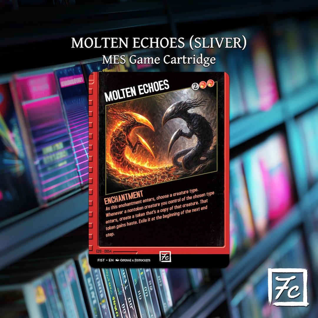 Molten Echoes (sliver) ~ MES Game Cartridge - Etsy