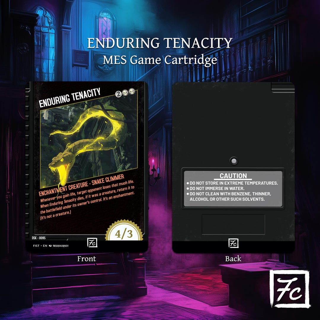 Enduring Tenacity ~ MES Game Cartridge - Etsy