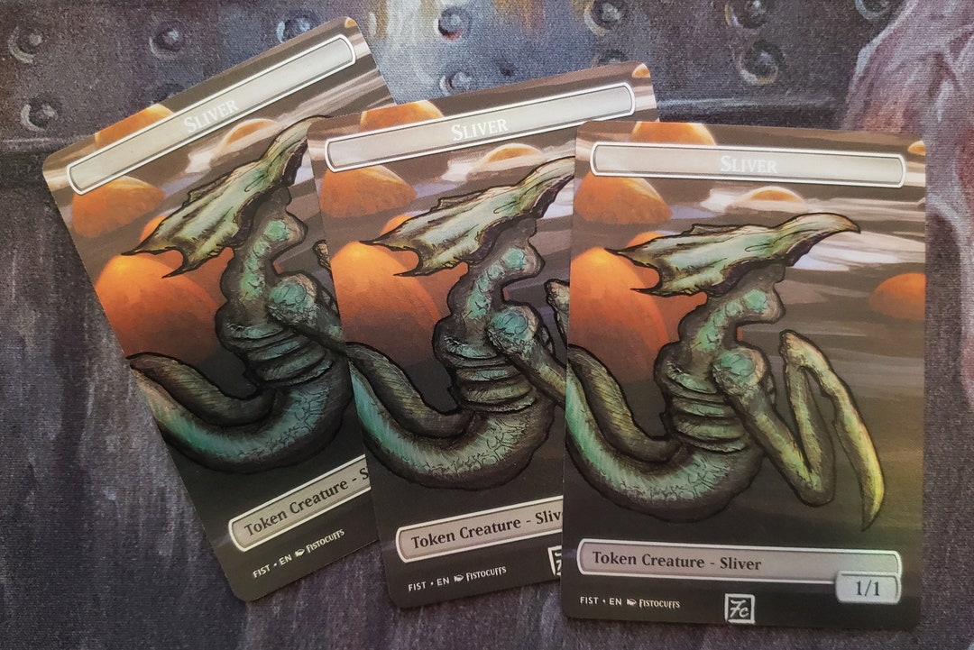Hand-drawn Sliver Tokens X3 - Etsy