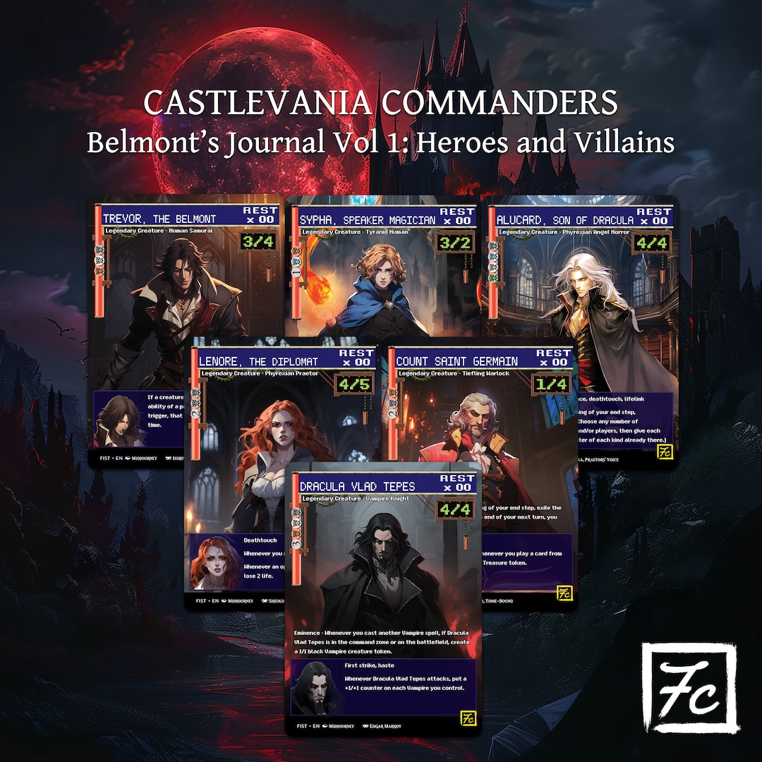 Castlevania Commanders - Belmont's Journal Vol 1: Heroes and Villains ...