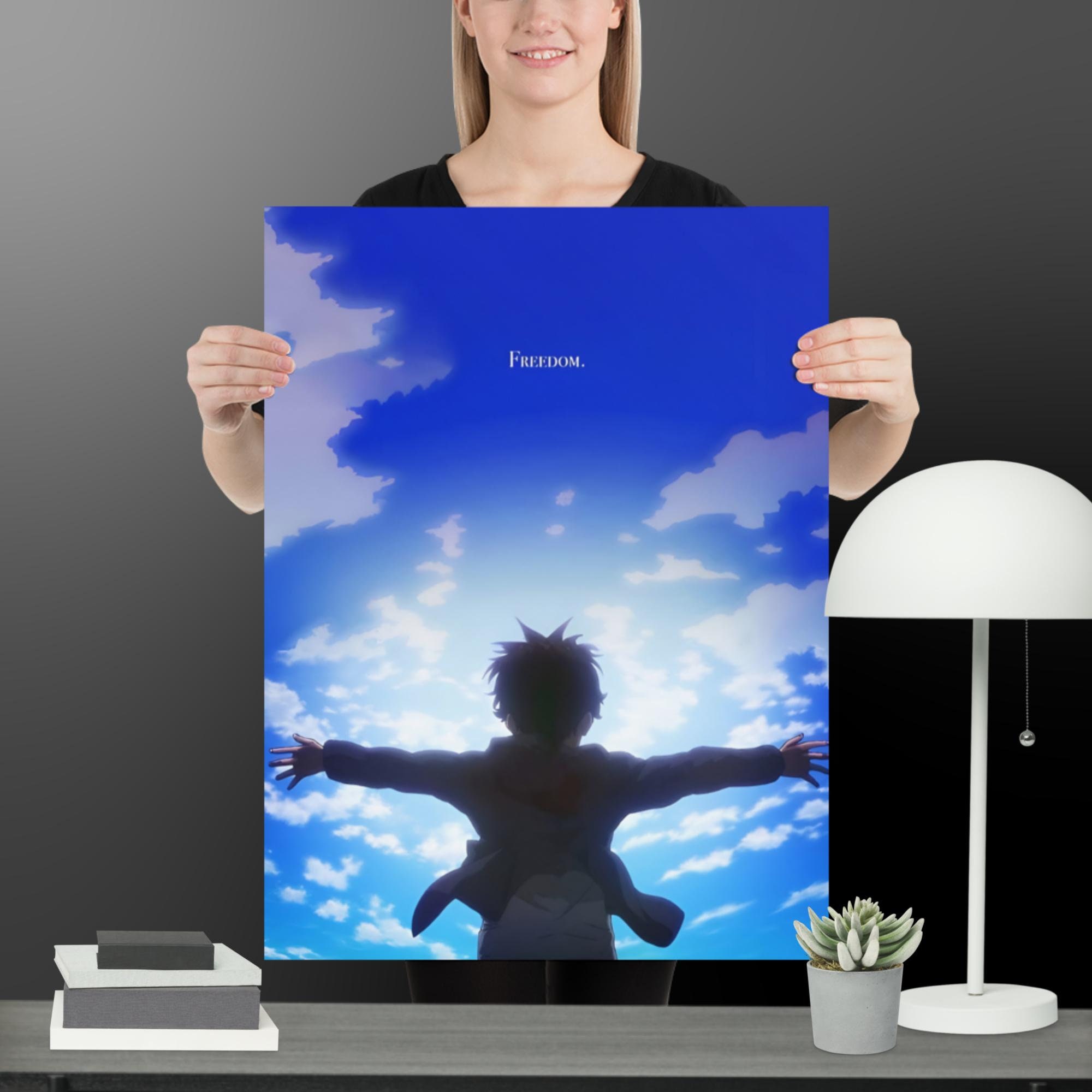 Attack on Titan Poster eren Comes to the Sea - Etsy