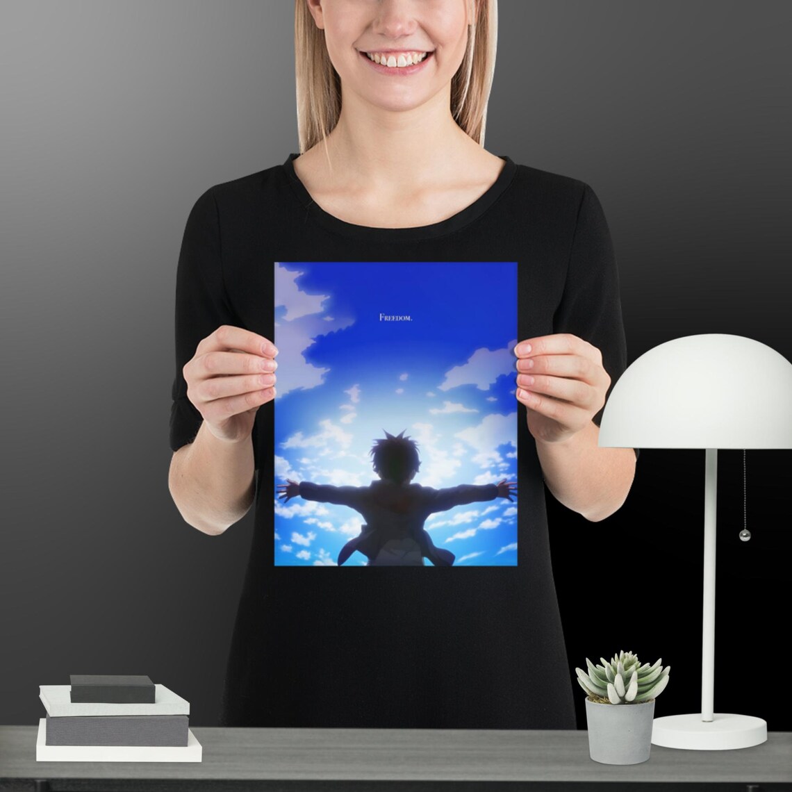 Attack on Titan Poster eren Comes to the Sea - Etsy