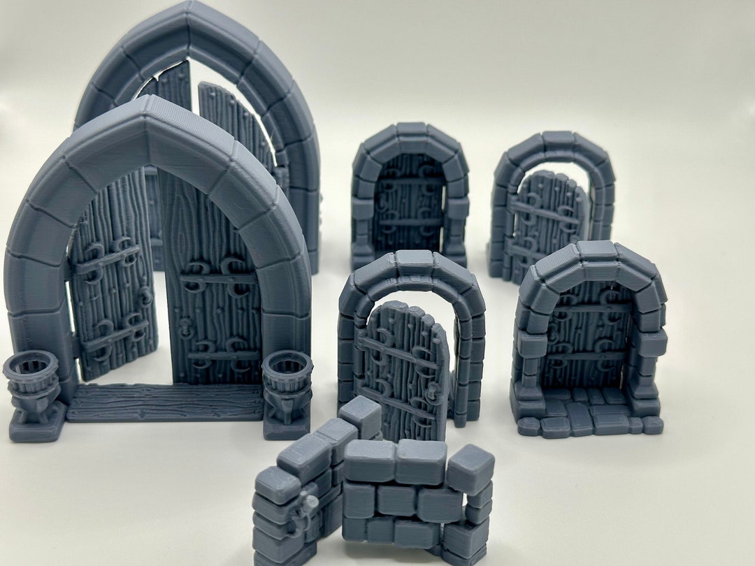 D&D Modular Magnetic Door Set With Double, Single, and Secret Doors by ...